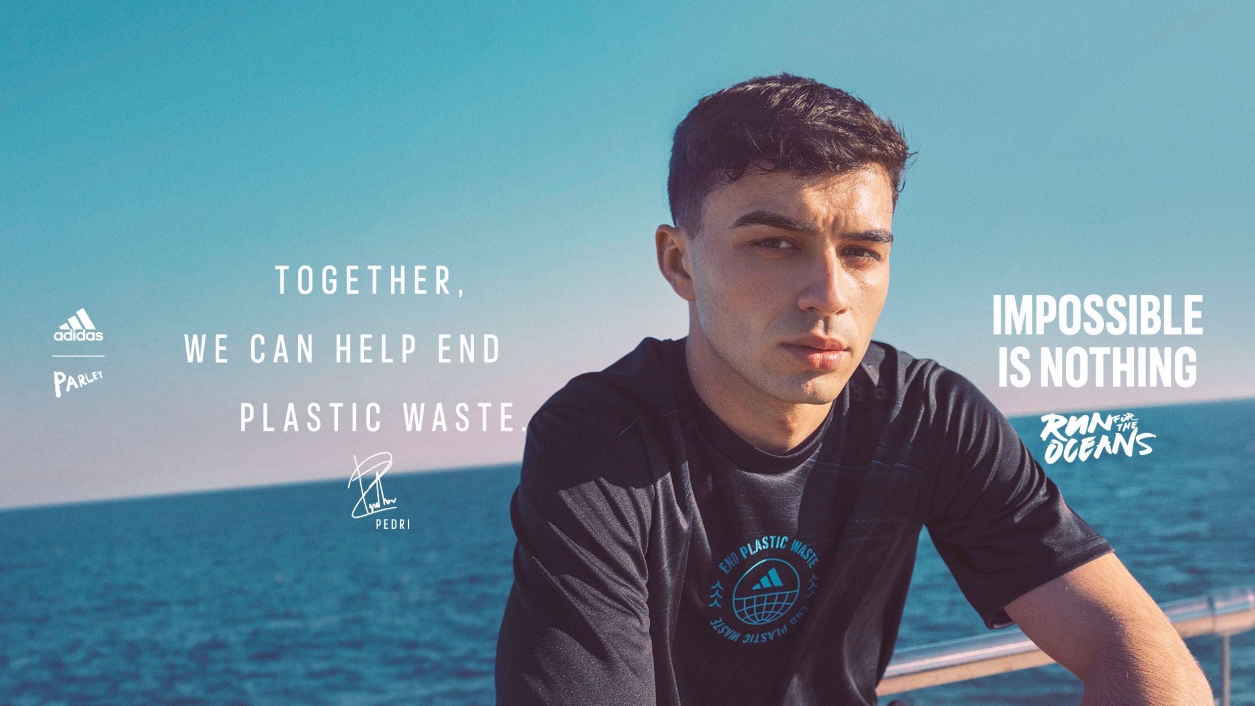 Pedri se une al movimiento Run For The Oceans - Corriendo Voy