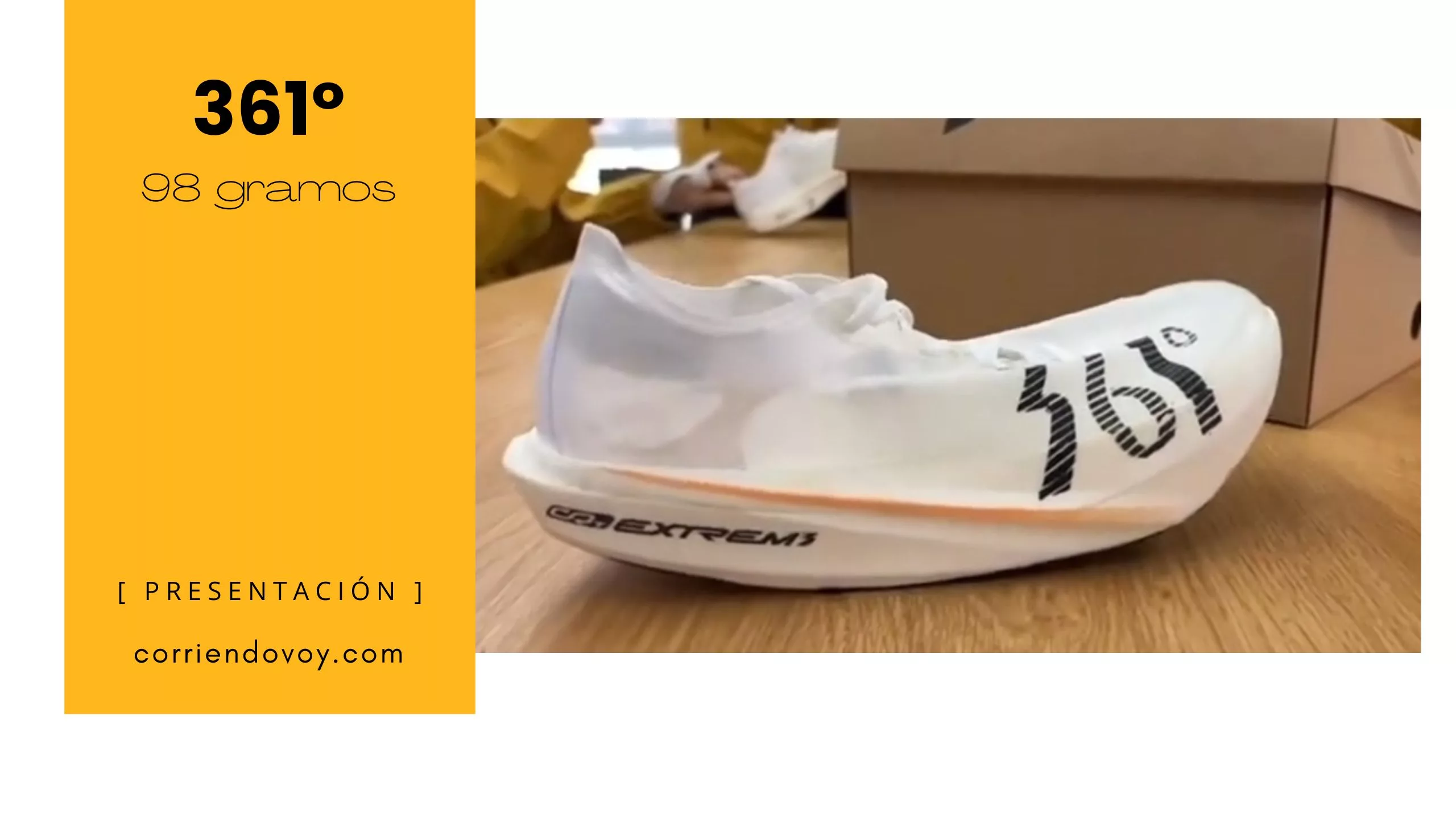 Zapatilla 361 de 98 gramos. La nueva batalla se libra en la báscula ...